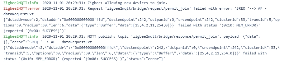 permit_join' failed with error · Issue #4841 · Koenkk/zigbee2mqtt · GitHub