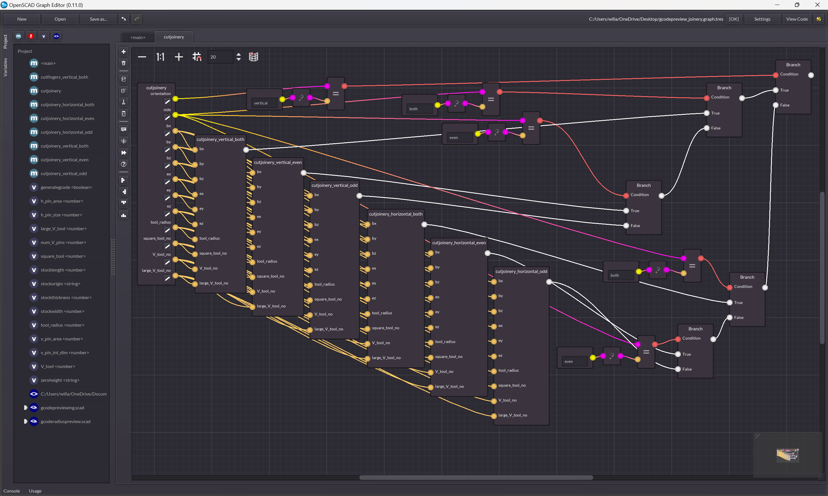 Easierclearer Branching · Issue 63 · Derkorkopenscad Graph Editor · Github 
