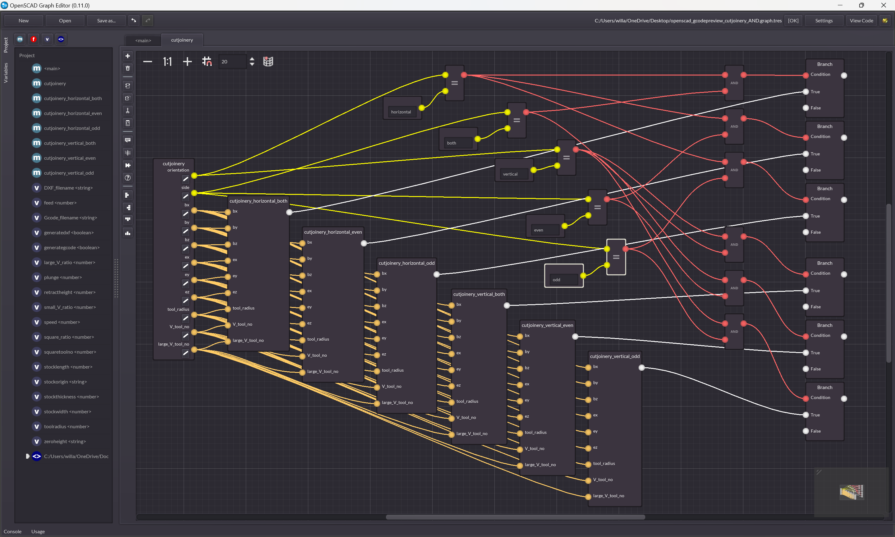 Easier/clearer branching · Issue #63 · derkork/openscad-graph-editor · GitHub