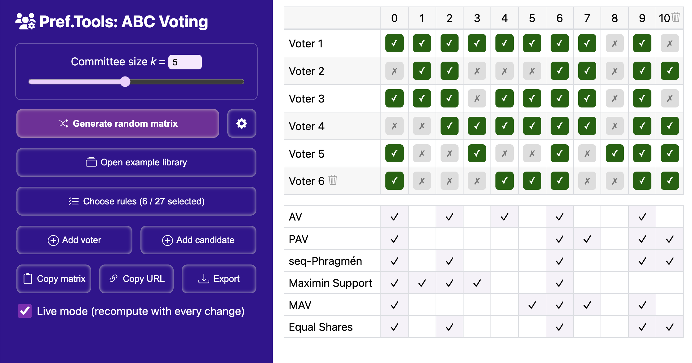 GitHub - DominikPeters/abcvoting-app: An online app for computing approval based committee ...