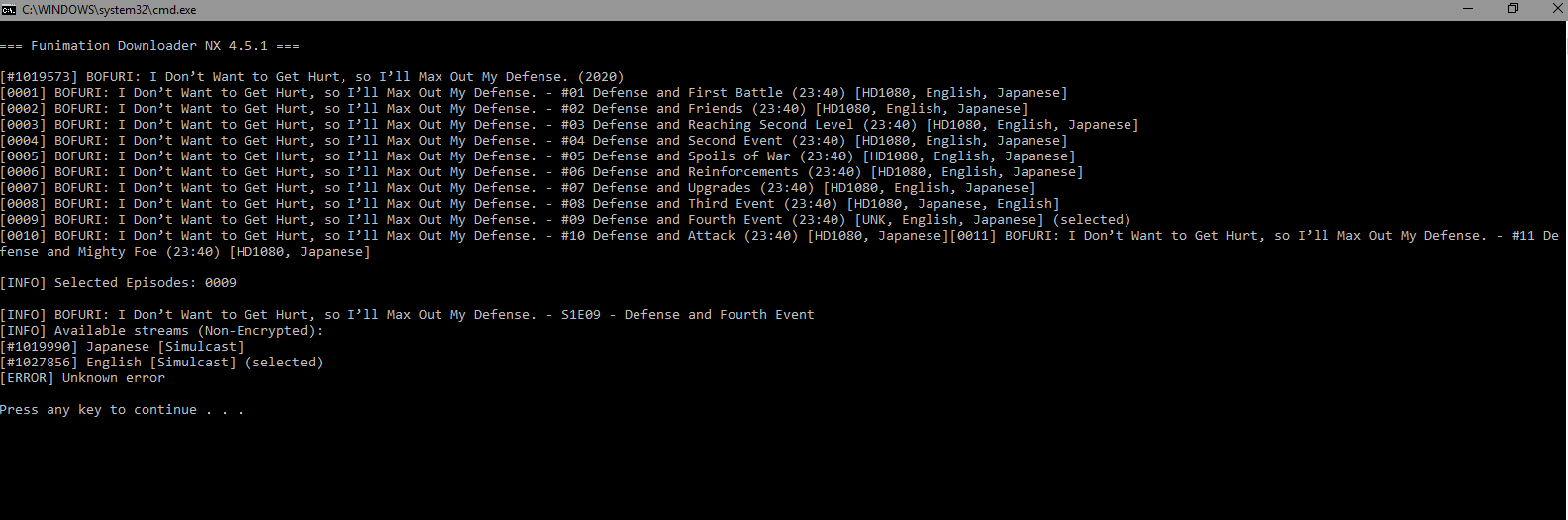 [BUG] · Issue #5 · anidl/multi-downloader-nx · GitHub