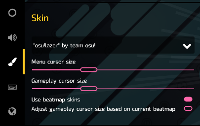 Move beatmap skins button to general settings. · Issue #4088 · ppy/osu ...