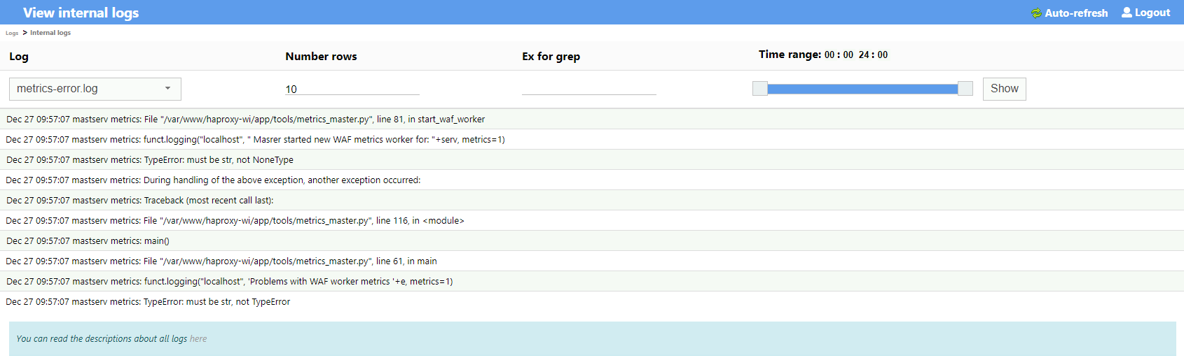 WAF installation problems · Issue #193 · roxy-wi/roxy-wi · GitHub