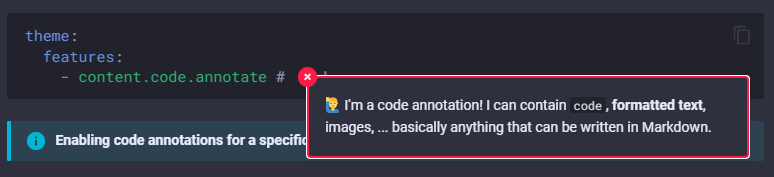 Annotations incorrect rendering · Issue #3532 · squidfunk/mkdocs-material · GitHub