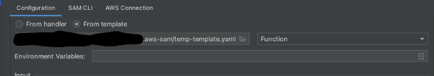 Local Lambda Running With Template Yaml Runtime Not Working With Provided Configuration
