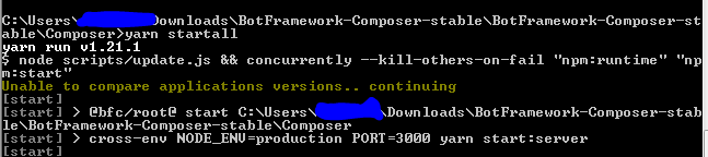 Create an echo bot - cannot connect to a bot runtime, make sure you start the bot runtime error ...