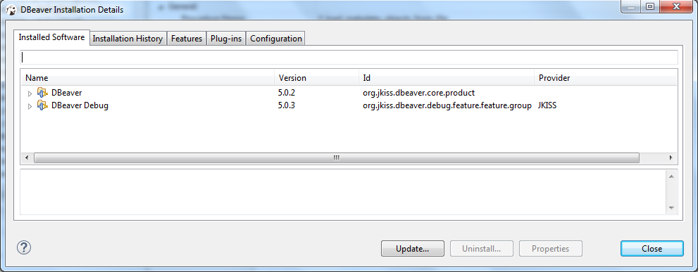 Debugging in dbeaver 5.0.2 and PostgreSQL 10.2 · Issue #3355 · dbeaver/dbeaver · GitHub