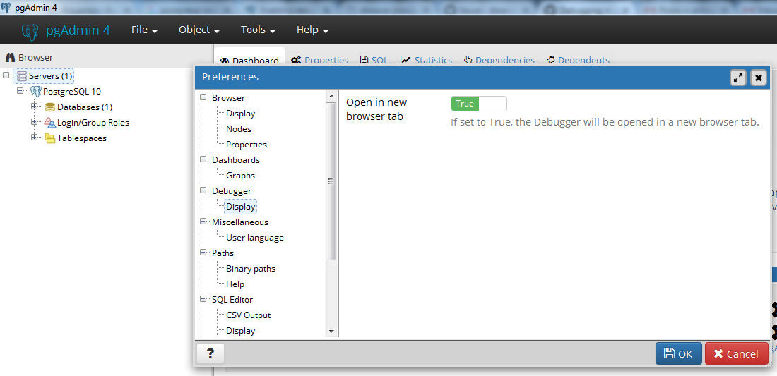 Debugging In Dbeaver 5 0 2 And Postgresql 10 2 · Issue 3355 · Dbeaver