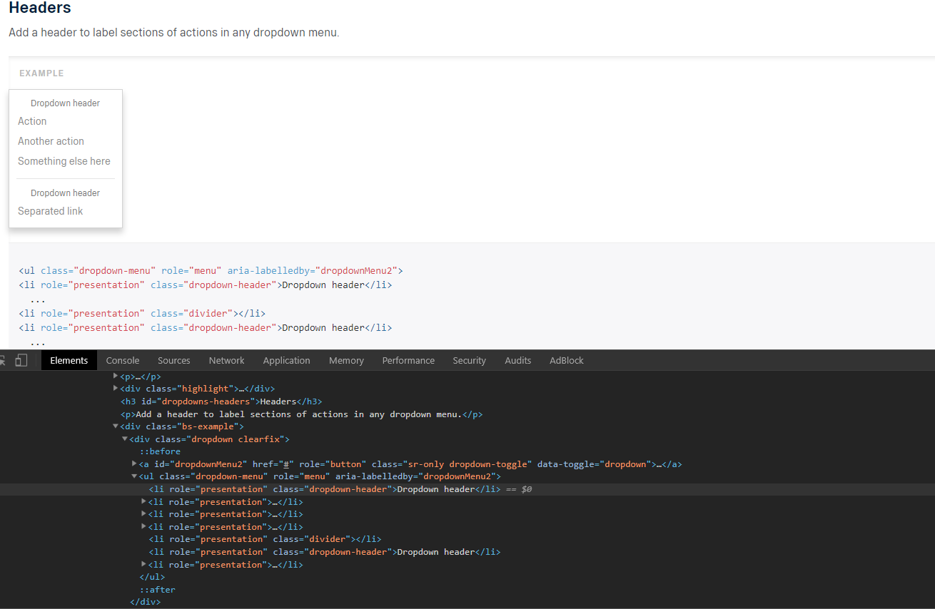Dropdown header text · Issue #411 · scania/corporate-ui · GitHub