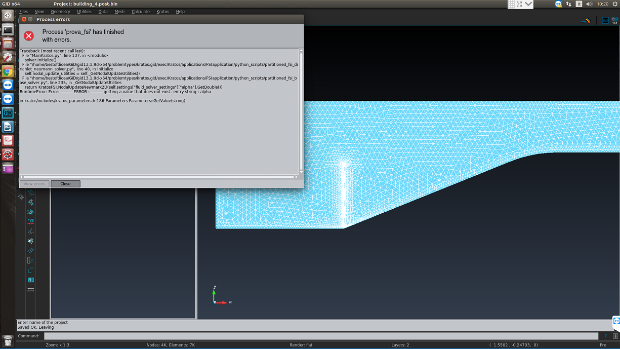 FSI error · Issue #1367 · KratosMultiphysics/Kratos · GitHub
