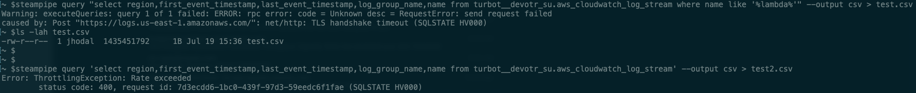 Rapidly Repeated Dns Query · Issue 1177 · Turbotsteampipe Plugin Aws · Github