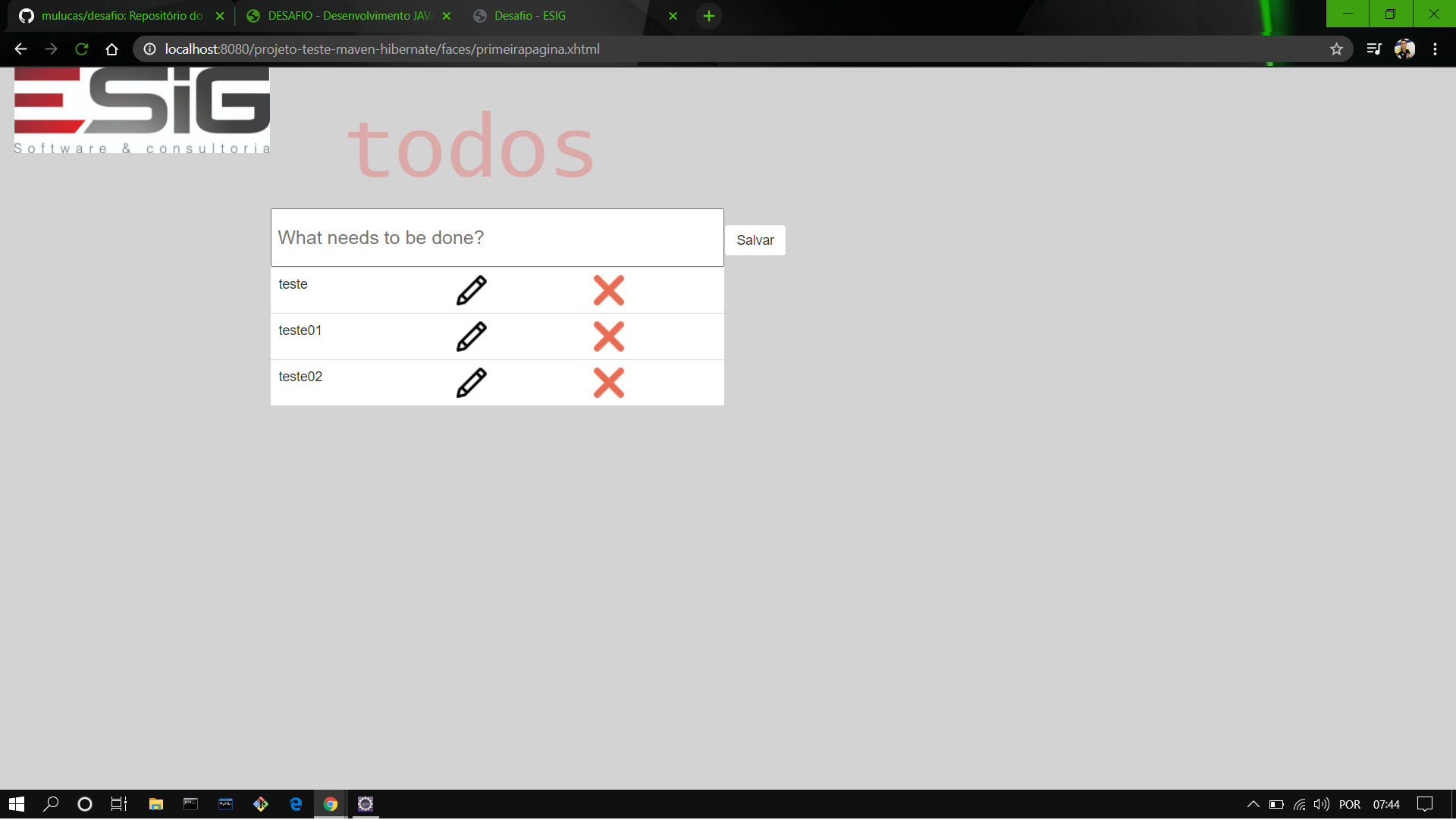 GitHub - mulucas/desafio: Repositório do desafio de recrutamento para a empresa ESIG Software e ...