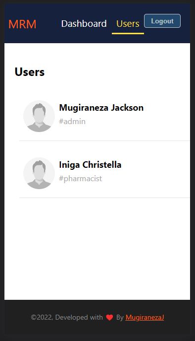Github Mugiranezajmrm Frontend A Medical Records Management System 