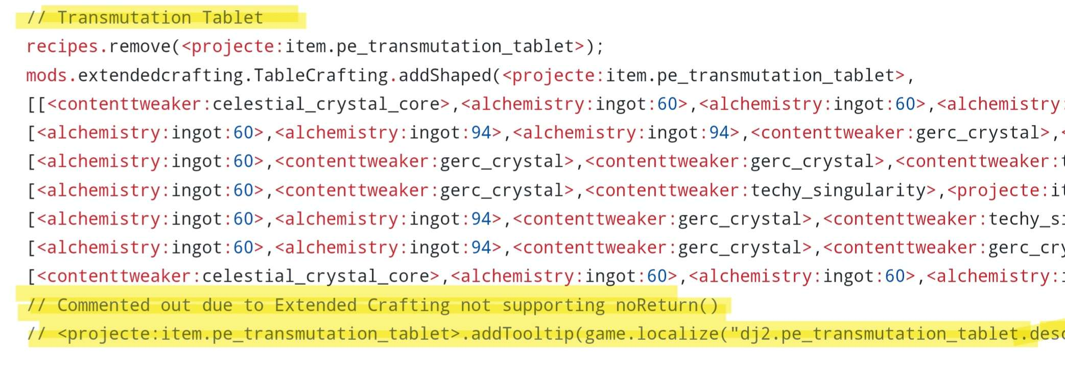 Philosopher's Stone consumed in Transmutation Tablet recipe · Issue #1066 · Divine-Journey-2 ...
