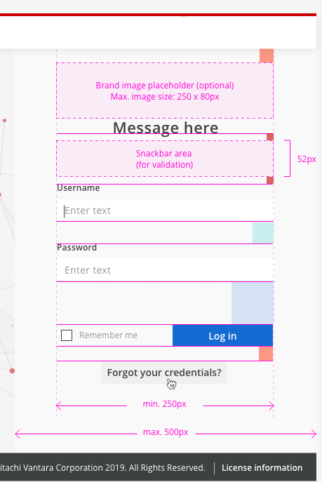 [Login] Fix spacing and styling of some elements · Issue #898 · lumada-design/hv-uikit-react ...