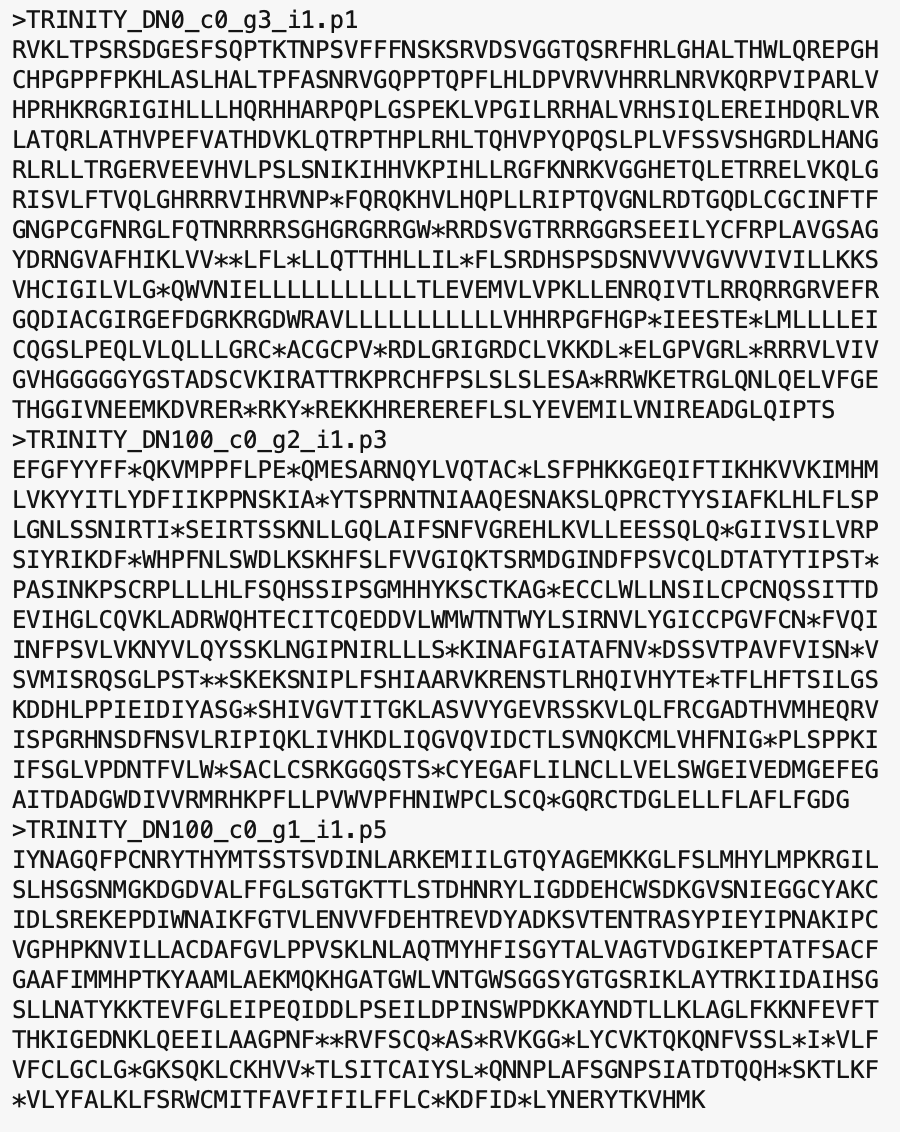 Internal stop codons in Transdecoder.Predict output · Issue #129 · TransDecoder/TransDecoder ...