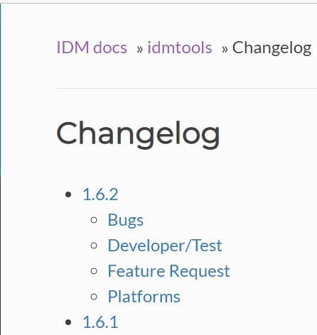 Changelog not showing after 1.6.2 release · Issue #1652 · InstituteforDiseaseModeling/idmtools ...