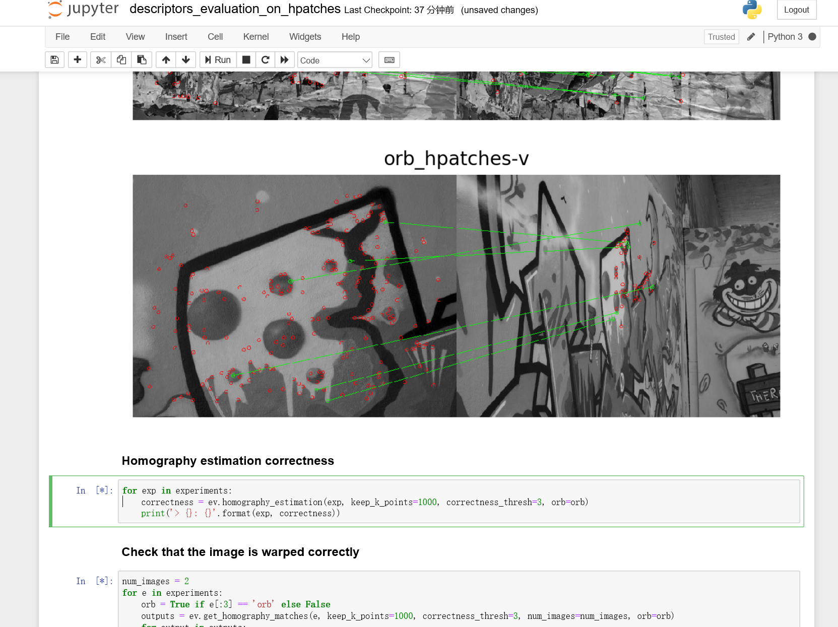 questions on 4）Repeatability on HPatches and 6)Superpoint on COCO · Issue #116 · rpautrat ...