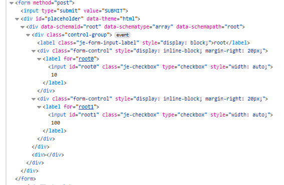format: checkbox does not send info over POST request but selection2 ...