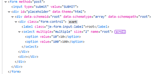 format: checkbox does not send info over POST request but selection2 ...