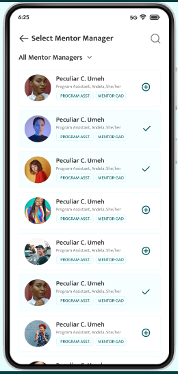 Implement Select Mentor Manger Screen · Issue #113 · ALCOpenSource/alc-MMSystem-admin · GitHub