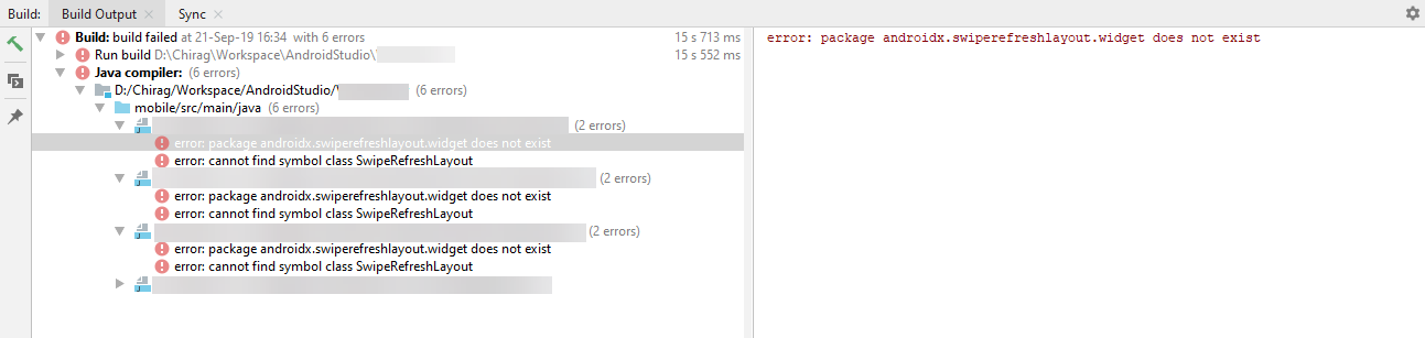 Swiperefreshlayout Source Not Exists · Issue 615 · Material Componentsmaterial Components 