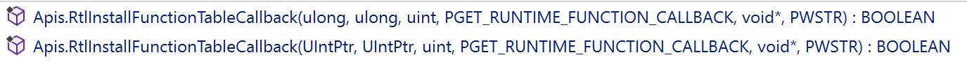 RtlInstallFunctionTableCallback has questionable multi-arch definitions · Issue #640 · microsoft ...