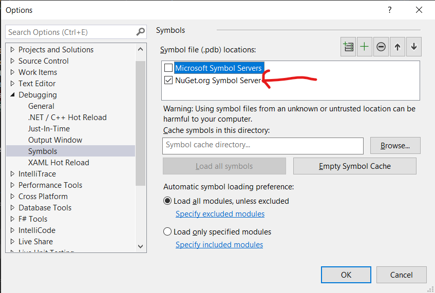 MS.VS.Threading.pdb on Microsoft Public Symbol Servers is stripped ...