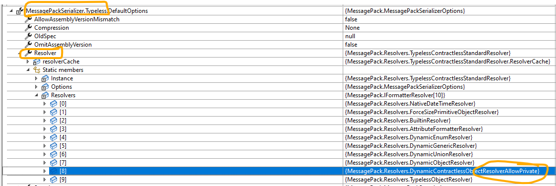 Deserialization problem with using MessagePack.Resolvers.CompositeResolver. · Issue #1363 ...