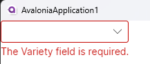 Double validation errors displayed when view model implements INotifyDataErrorInfo · AvaloniaUI ...