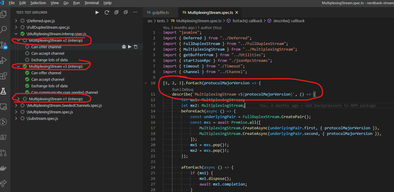 Parameterized testing (theories) do not discover or run in Test ...