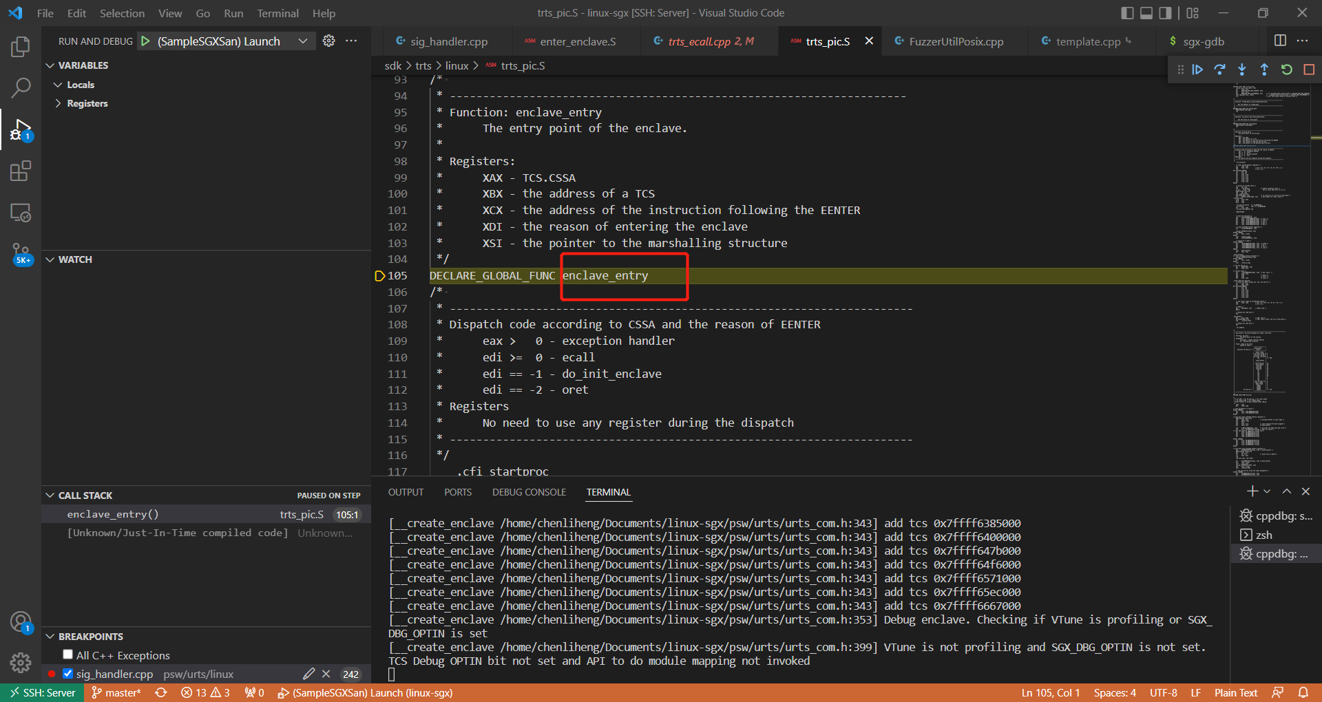 What's the magic of sgx-gdb · Issue #850 · intel/linux-sgx · GitHub
