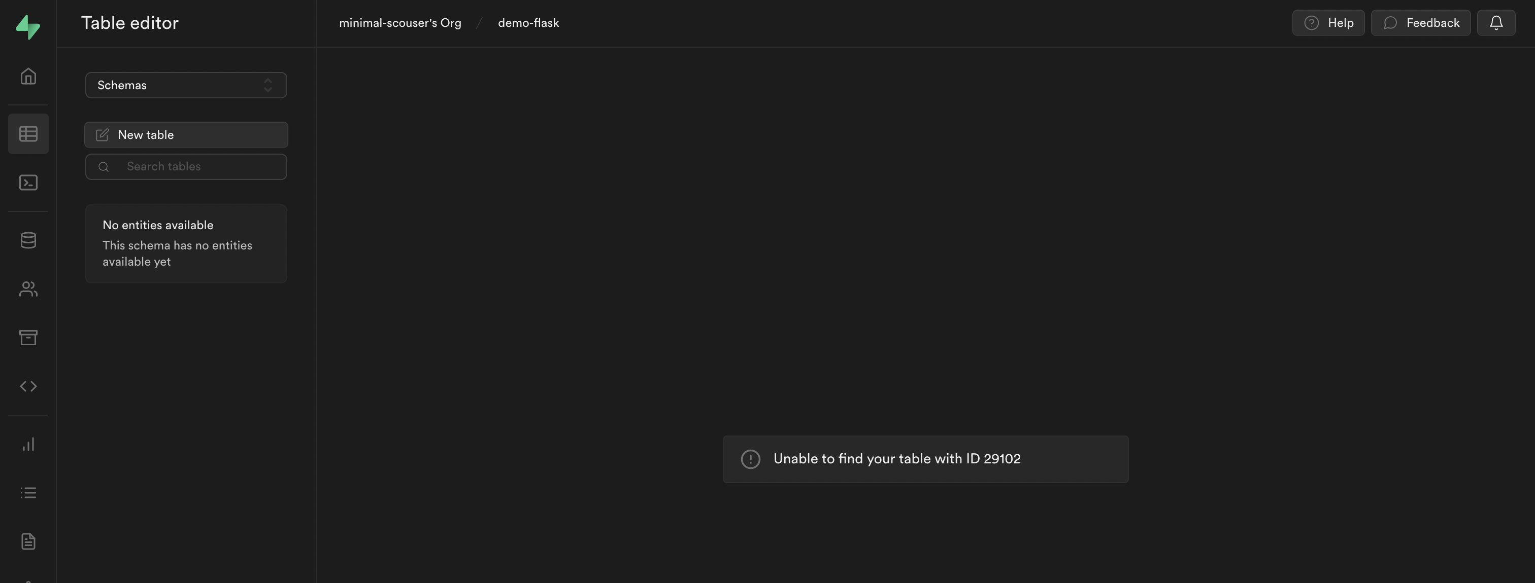 All My Tables Appear To Be Vanished · Issue 14859 · Supabase Supabase · Github