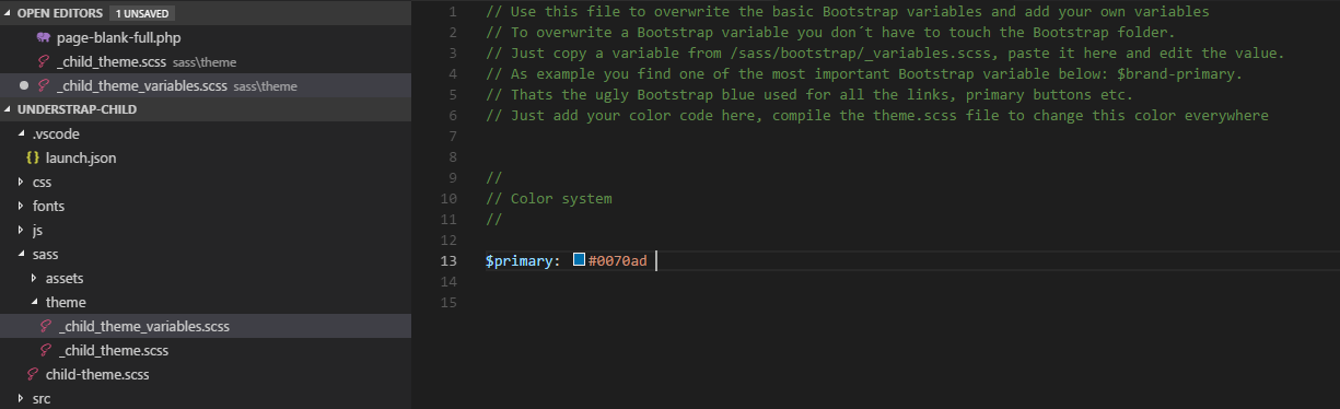 Unable to make SCSS or CSS changes · Issue #774 · understrap/understrap · GitHub