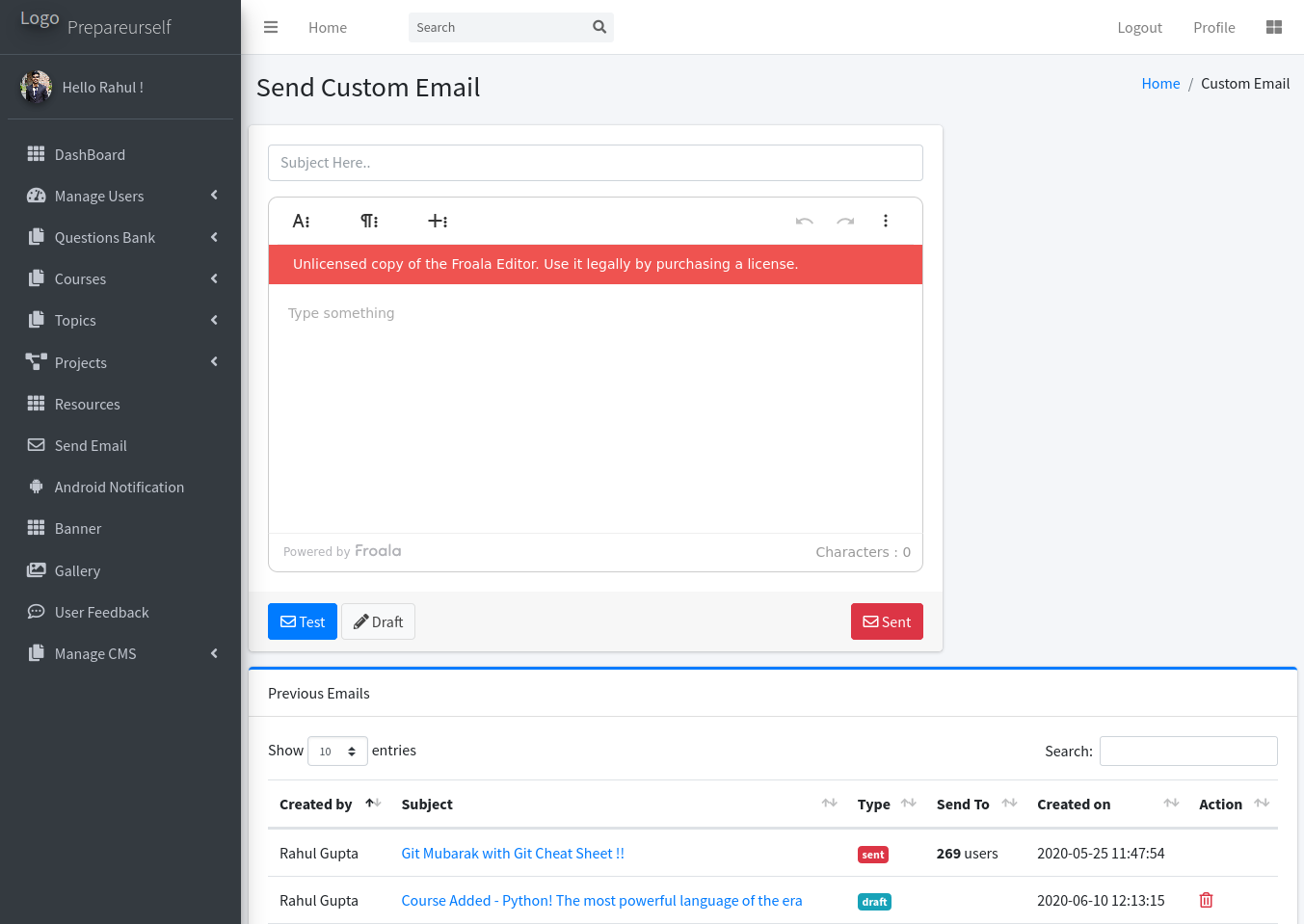 GitHub - rahul26021999/Prepareurself