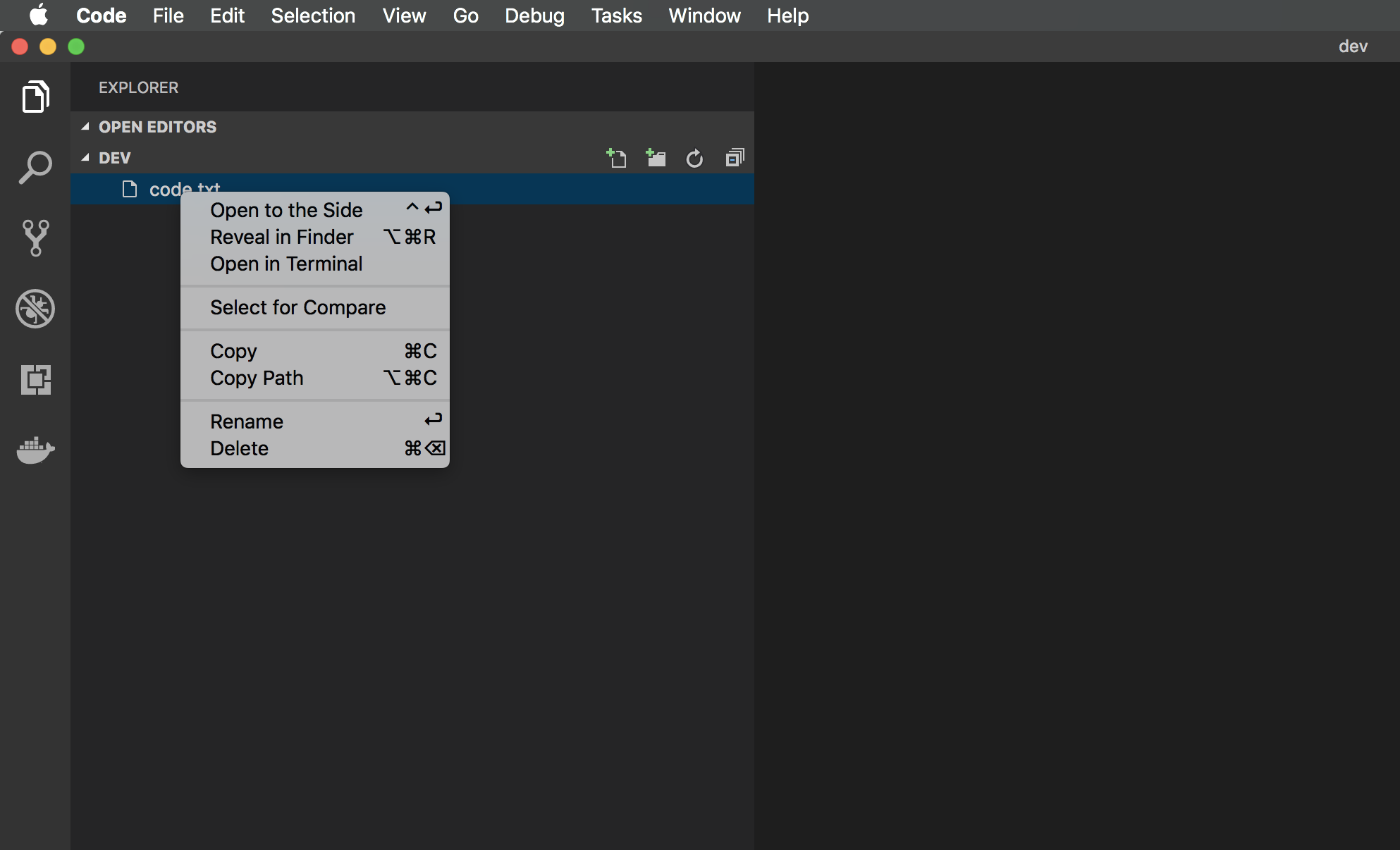 Duplicate Option In The File Explorer Right Click Menu · Issue 53326 · Microsoft Vscode · Github