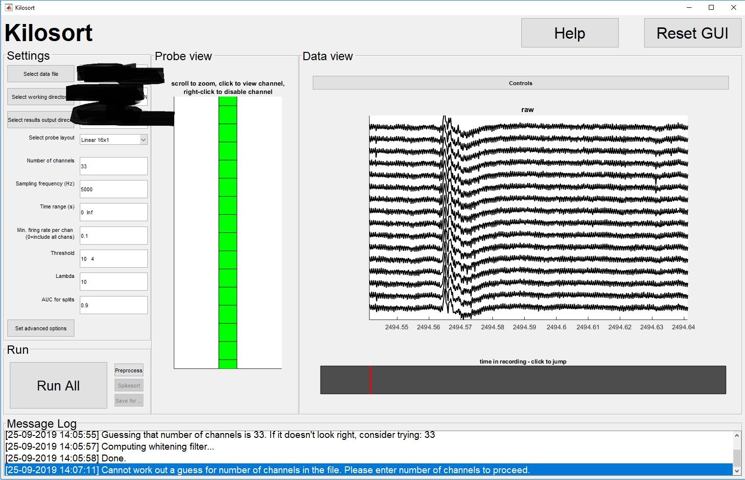 Error loading data · Issue #121 · MouseLand/Kilosort · GitHub
