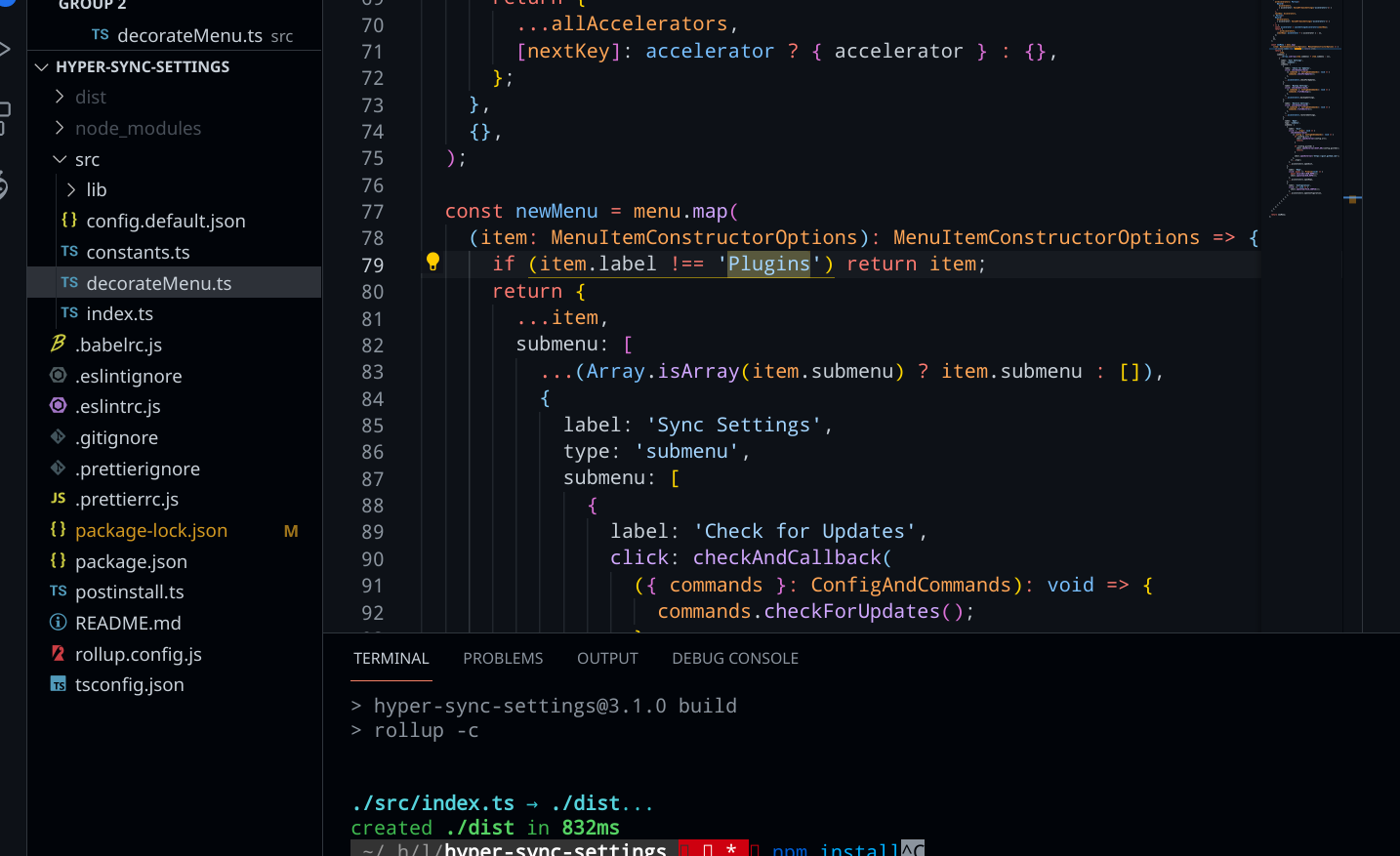 Menu-item "Plugins" missing on Hyper.app 3.1.5 (Manjaro KDE) - Can't ...