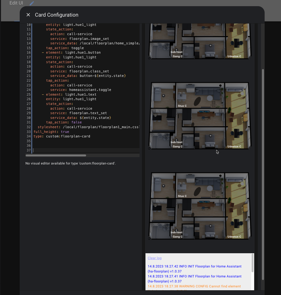 [BUG] · Issue #268 · ExperienceLovelace/ha-floorplan · GitHub
