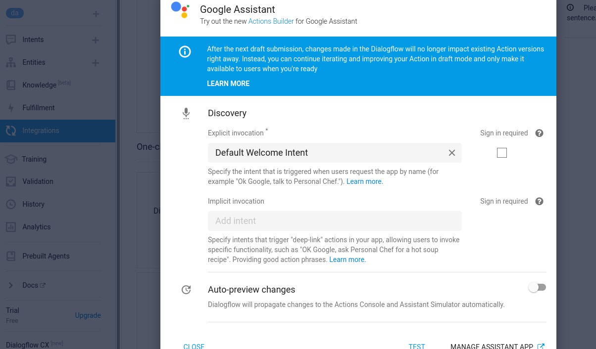 Can't get Google Assistant to Trigger with "Tell Plex" · Issue #66 ...