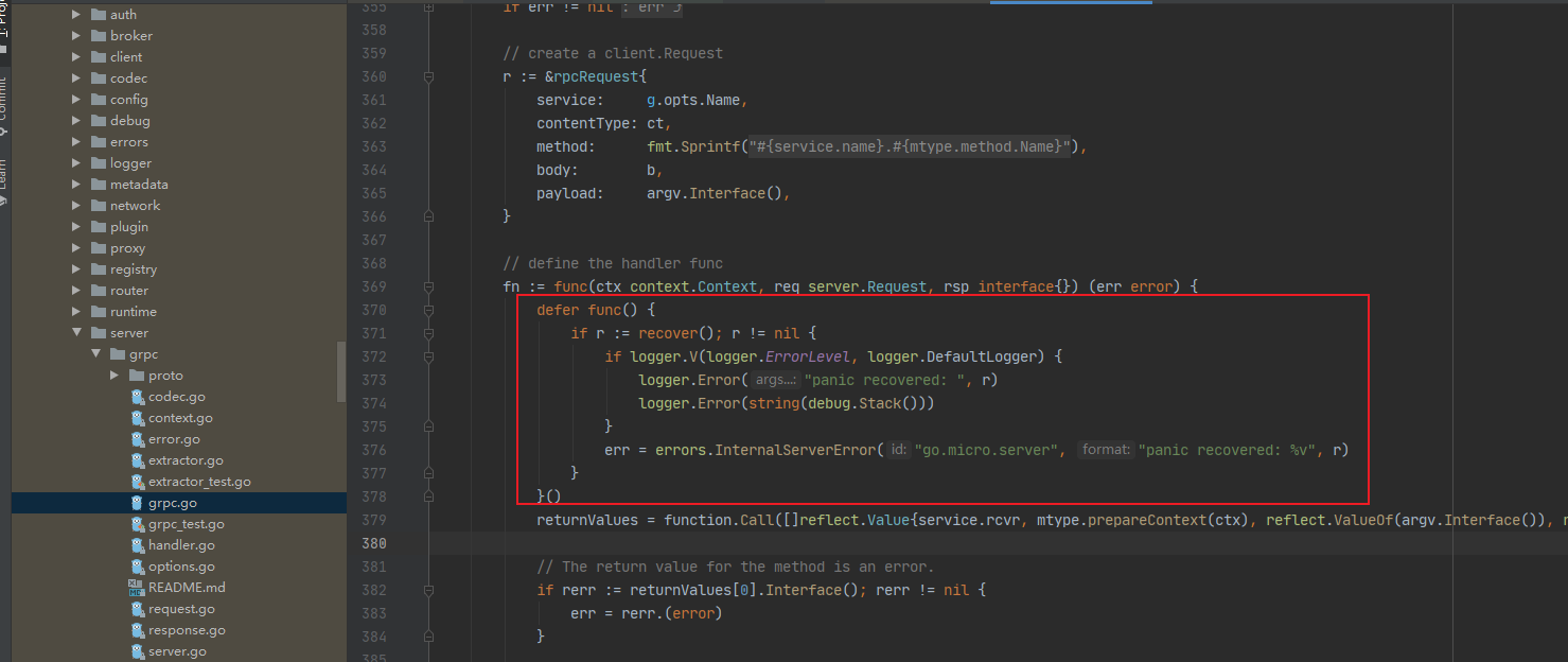 v2.9.1 grpc.go not recover error · Issue #2636 · micro/go-micro · GitHub