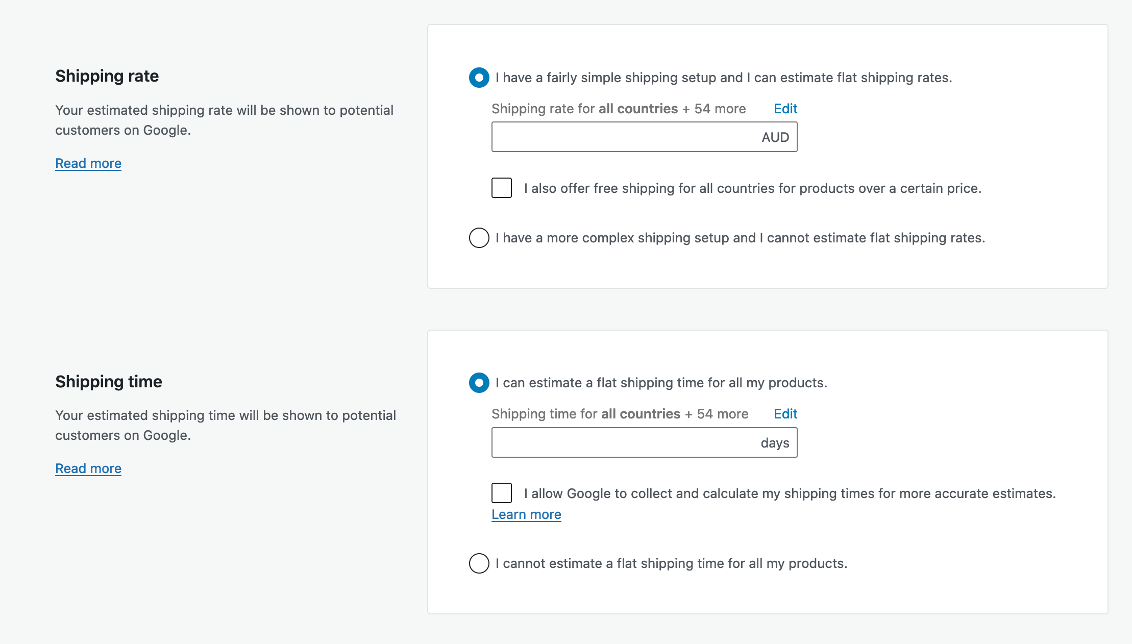 All countries + 54 more · Issue #267 · woocommerce/google-listings-and-ads · GitHub