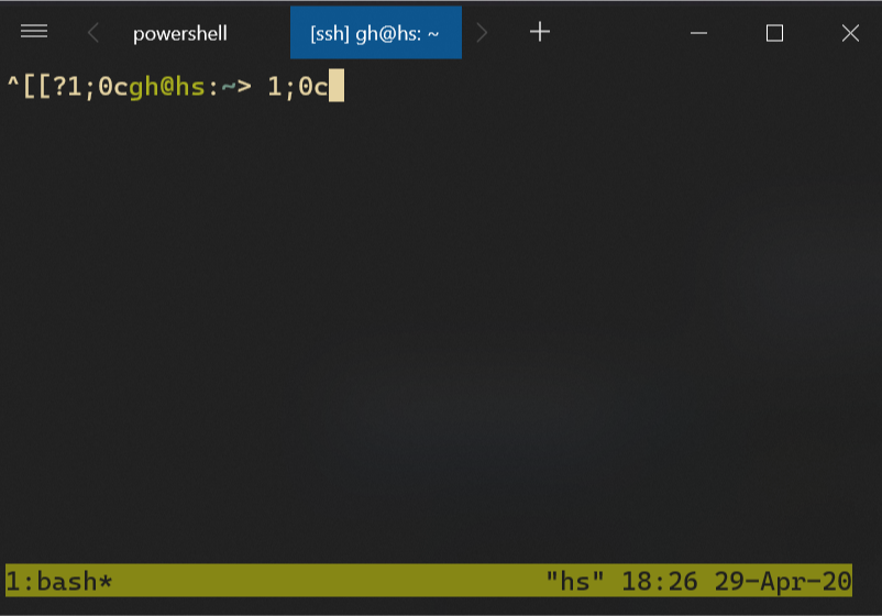 ssh + tmux broken, prefix hotkey not registering and prompt corruption [0.7.1] · Issue #741 ...