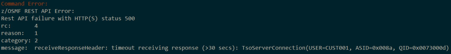 Add support for setting custom timeouts in the X-IBM-Response-Timeout header for z/OSMF requests ...