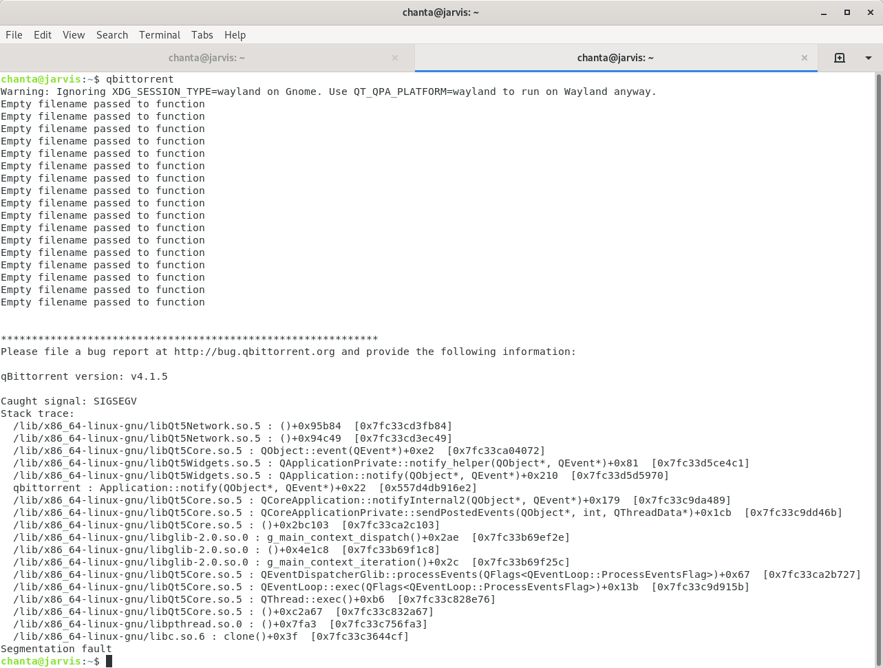 Clicking in search plugins crashes · Issue #14799 · qbittorrent/qBittorrent · GitHub