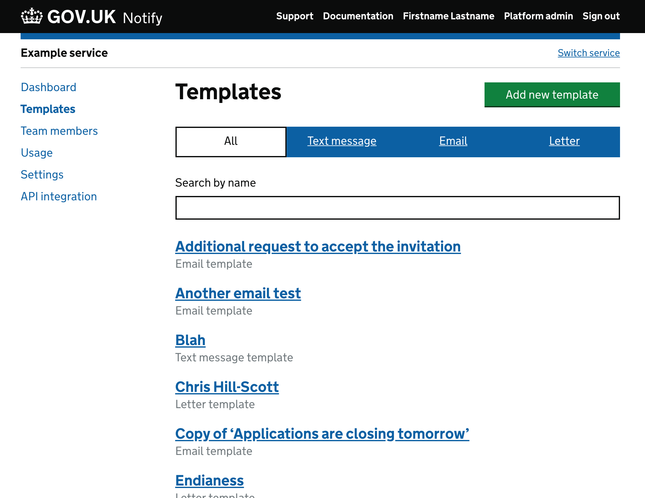 Managing lots of templates is difficult · Issue #12 · alphagov/notify ...