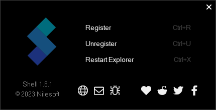 No right click menu after restart · Issue #171 · moudey/Shell · GitHub
