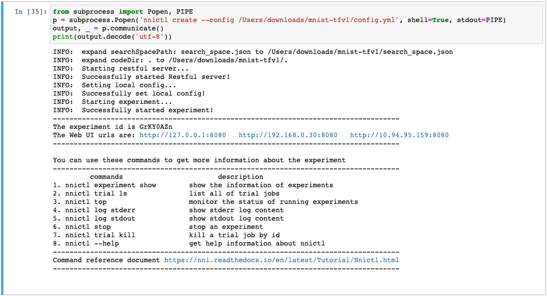 Is there a way to use NNI inside Jupyter Notebook? · Issue #2932 ...