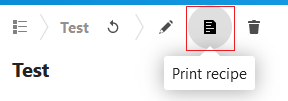 Design issue: Icon for 'Print recipe' in Cookbook is unintuitive · Issue #733 · nextcloud ...