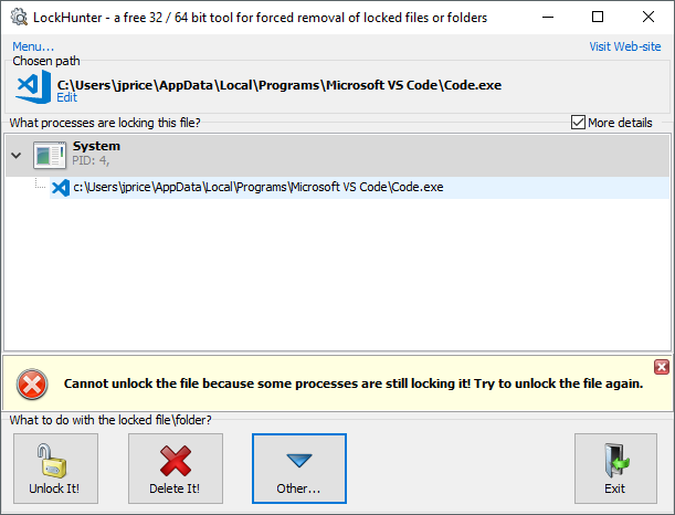 Update Failure · Issue #58018 · microsoft/vscode · GitHub